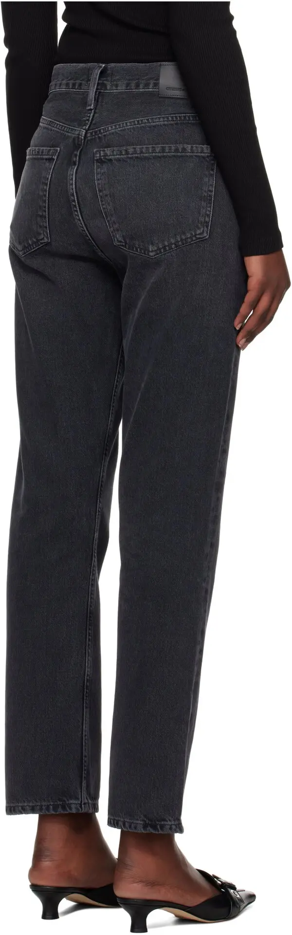 Citizens Of Humanity High Waist Straight Leg Jeans