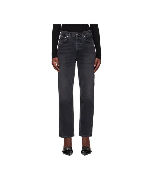 Citizens Of Humanity High Waist Straight Leg Jeans