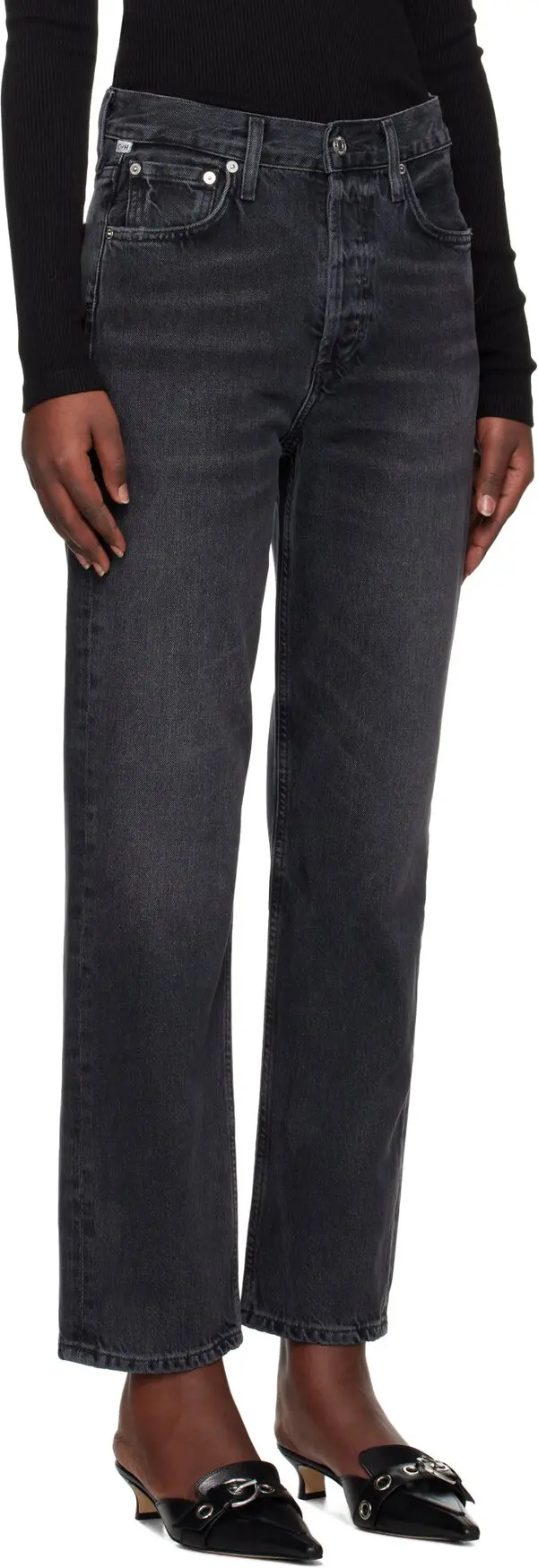 Citizens Of Humanity High Waist Straight Leg Jeans
