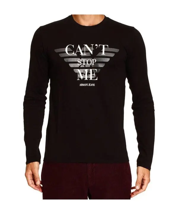 Emporio Armani Logo Long-sleeved T-shirt