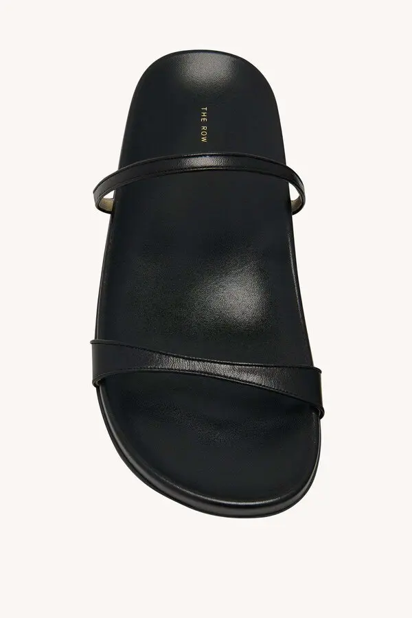 THE ROW Hugh Thin Strap Slide In Leather