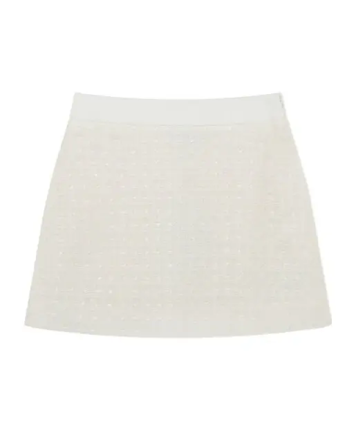 Casablanca Tweed Mini Skirt