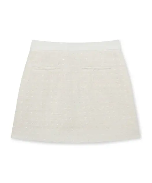 Casablanca Tweed Mini Skirt