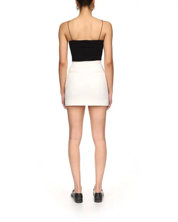 Casablanca Tweed Mini Skirt