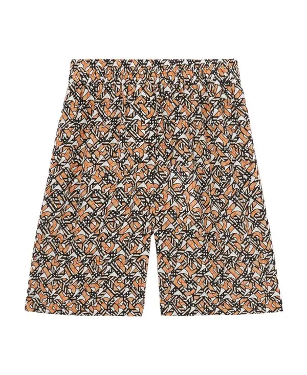 Burberry Monogram-pattern Knee-length Shorts