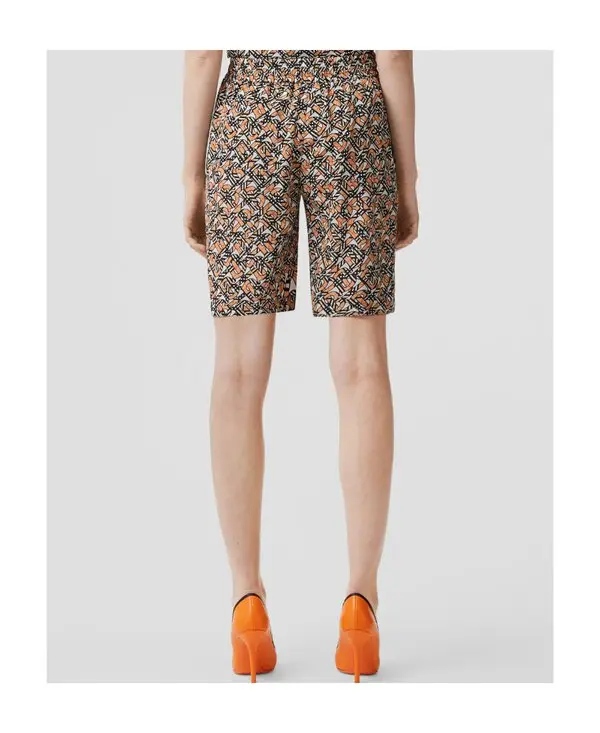 Burberry Monogram-pattern Knee-length Shorts