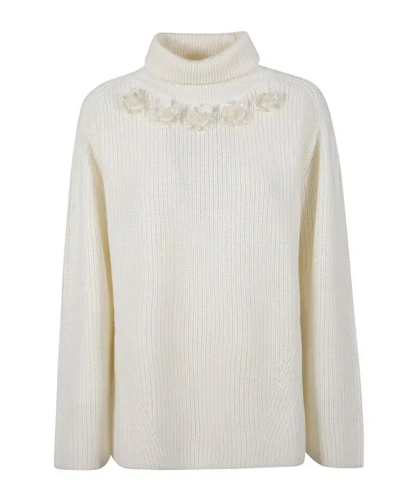 P.a.r.o.s.h Embellished Turtleneck Jumper