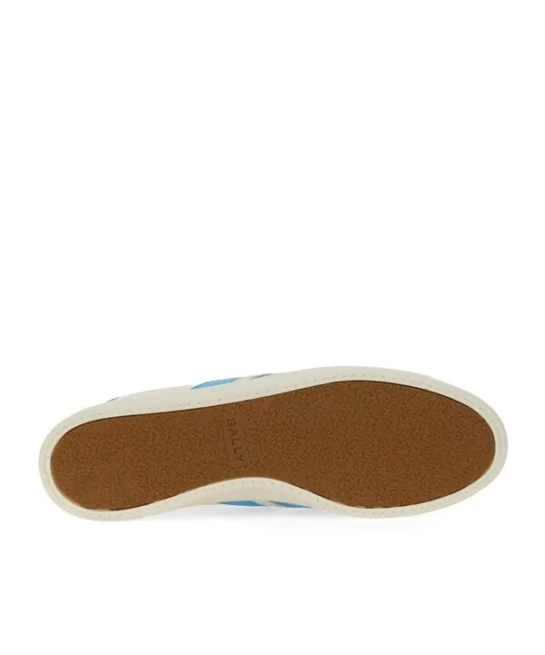 Bally Tyger Round Toe Lace-up Sneakers - White