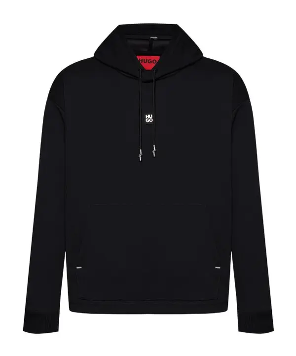 Hugo Boss Long-sleeved Hooded Sweatshirt With Logo Detail