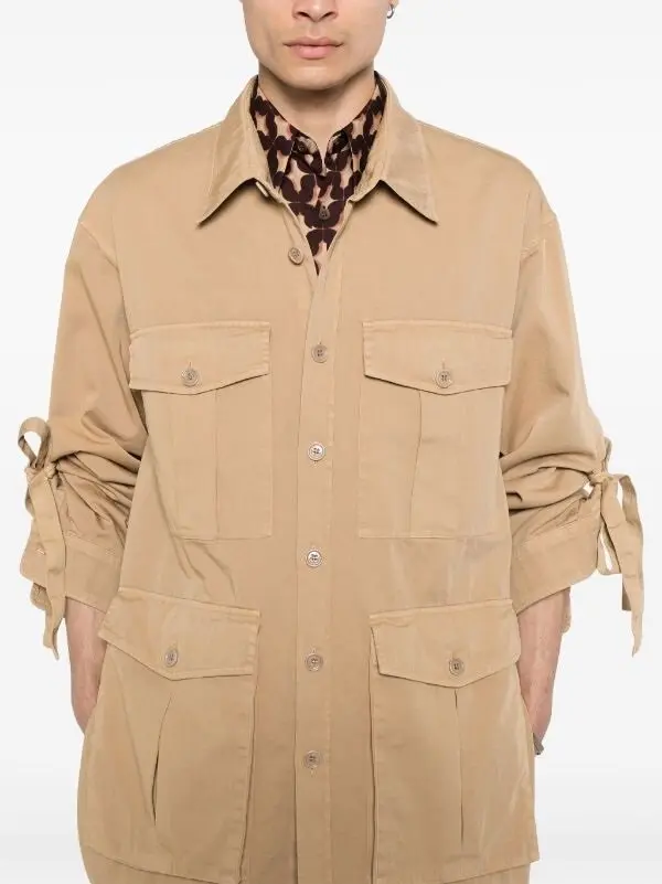 Dries Van Noten Long Sleeve Shirt Jacket