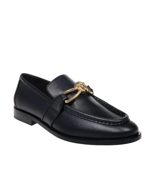 Bottega Veneta Astaire Loafers With Metal Detailing - Black