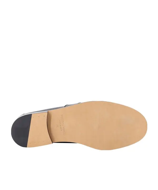 Bottega Veneta Astaire Loafers With Metal Detailing - Black