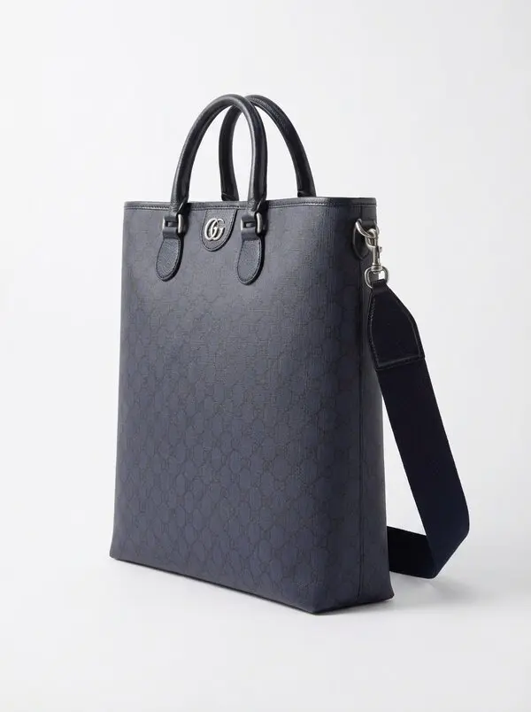 Gucci Ophidia Medium Tote Bag - Blue And Dark Blue