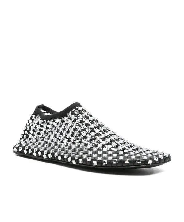Christopher Esber Square Toe Slip-on Flats