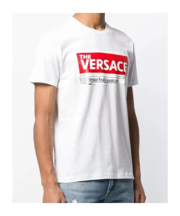Versace Title Printed T-shirt
