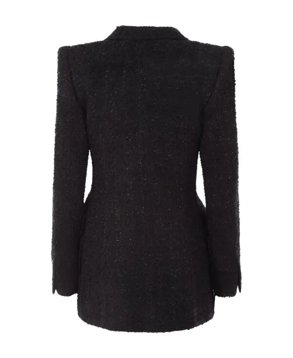 Balenciaga Double-breasted Tweed Blazer