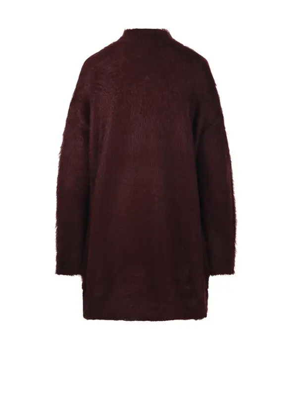 Max Mara Open Front Cardigan - Cherry
