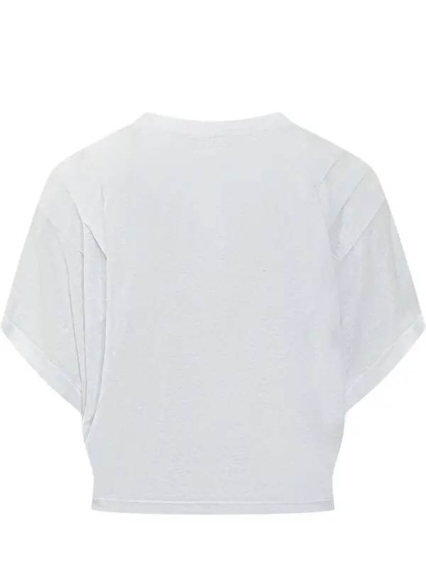 Isabel Marant Étoile Logo Detail T-shirt - White