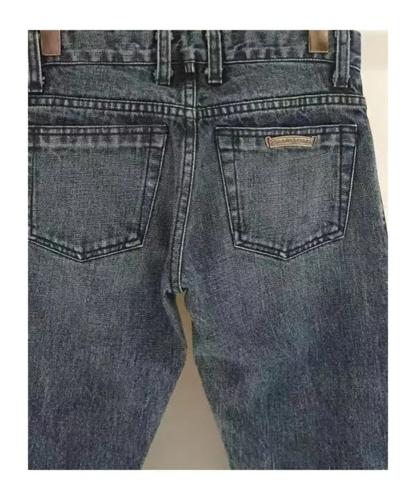 Chrome Hearts Belt Loop Jeans With Embellished Cuffs