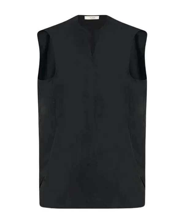 THE ROW Owen Sleeveless Top - Black