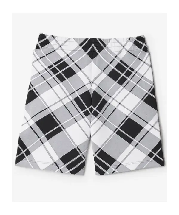 Burberry Check Print Bermuda Shorts - Gray