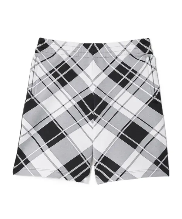Burberry Check Print Bermuda Shorts - Gray