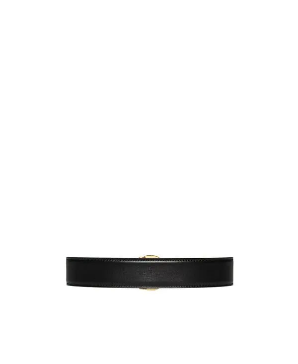 Gucci Interlocking G Buckle Belt - Black