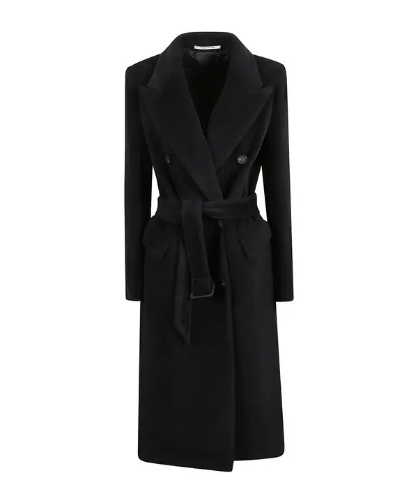 Tagliatore Belted Double-breasted Coat