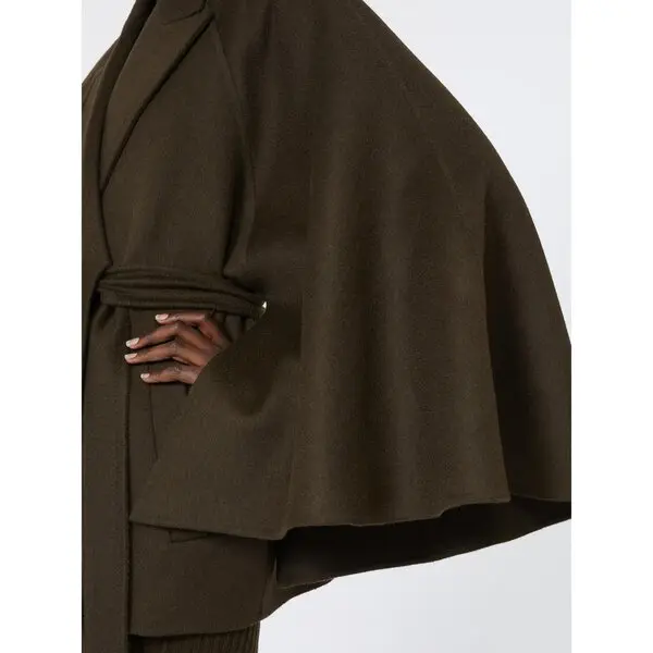 Max Mara Verna Oversized Belted Coat - Black