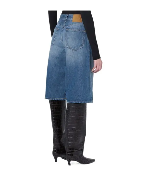 HAIKURE Denim Bermuda Shorts - Blue