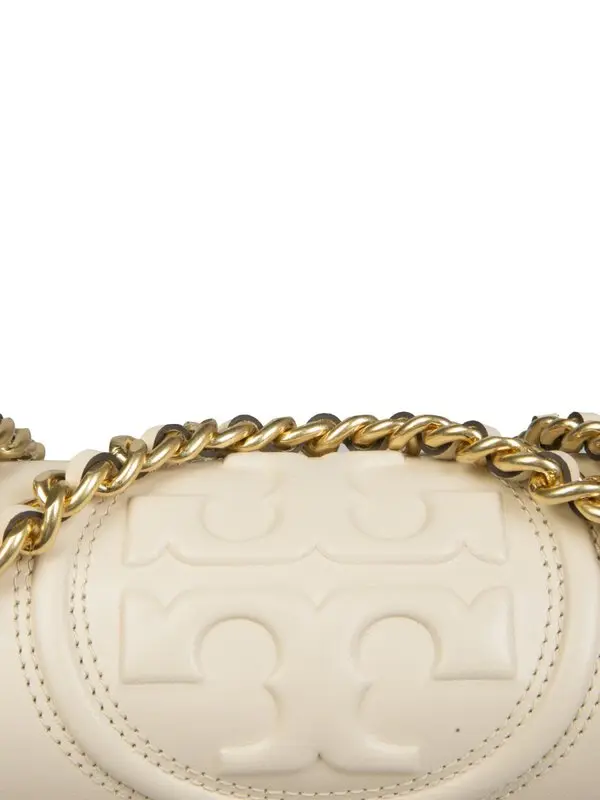 Tory Burch Fleming Convertible Small Shoulder Bag - Nude
