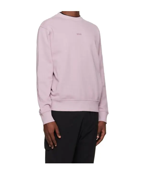 Hugo Boss Color-blocked Logo Long-sleeve Sweatshirt