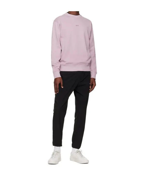 Hugo Boss Color-blocked Logo Long-sleeve Sweatshirt