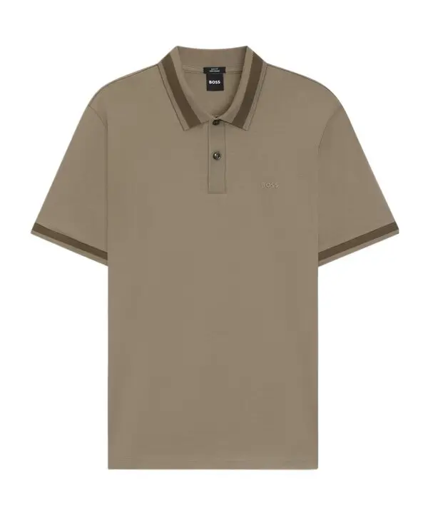 Hugo Boss Logo-detail Cotton Polo Shirt