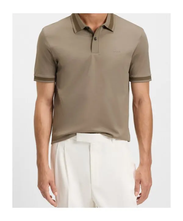 Hugo Boss Logo-detail Cotton Polo Shirt