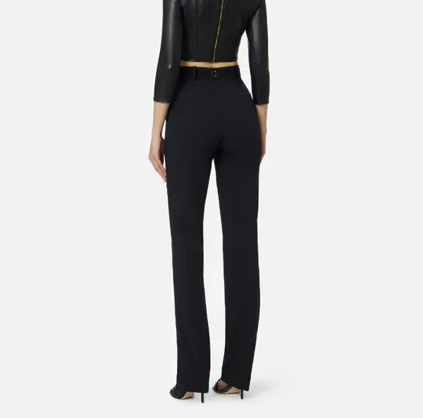 Elisabetta Franchi Belted Tailored Trousers