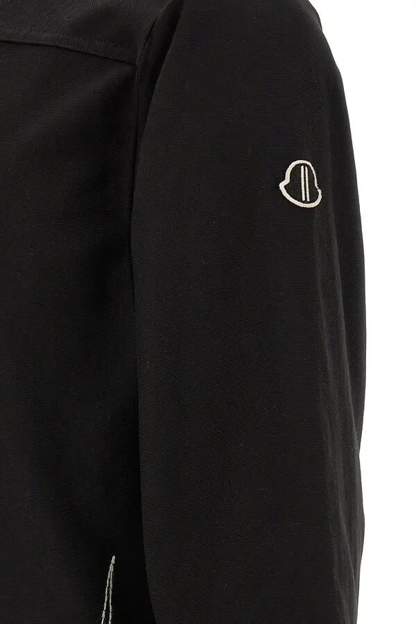 Moncler Rick Owens Crewneck Short-sleeved T-shirt - Black