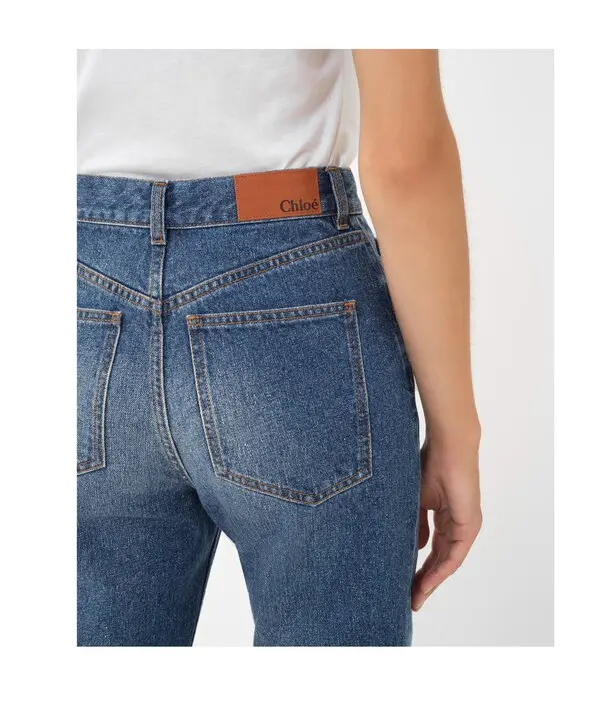 Chloé Masaya Cropped Straight-leg Jeans