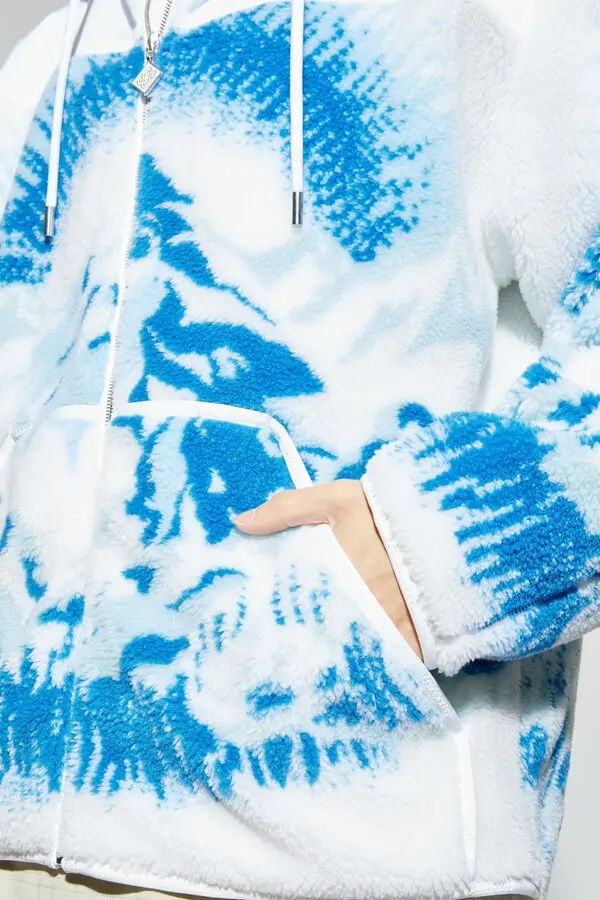 Casablanca Mountain Print Hooded Jacket