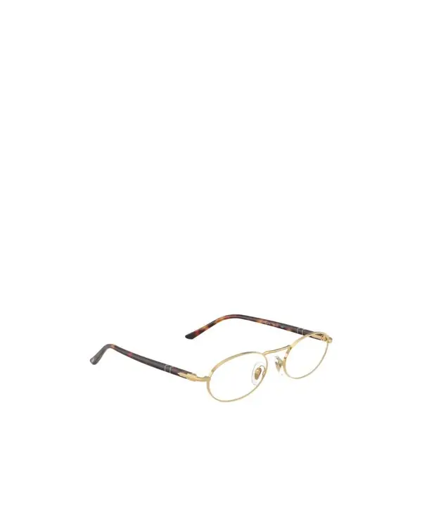 Persol Oval Frame Eyeglasses - Gold