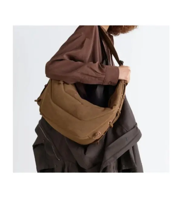 LEMAIRE Quilted Lace-up Shoulder Bag - Tan