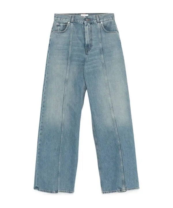 HAIKURE Peace Wide-leg Jeans - Blue