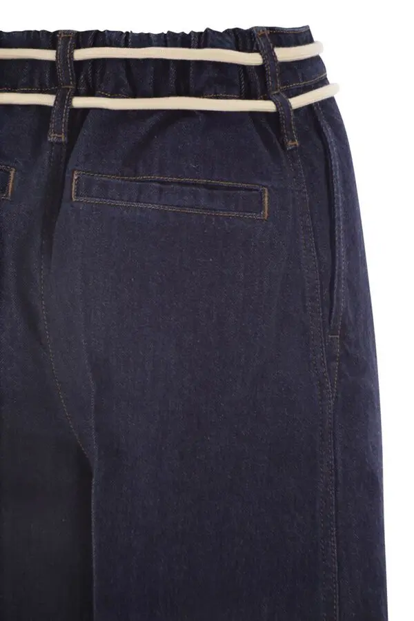 Sportmax Nembi Pleat Detailed Jeans - Black