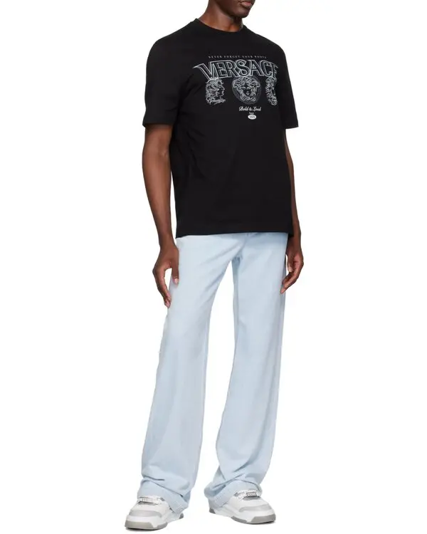 Versace Logo-print Cotton T-shirt