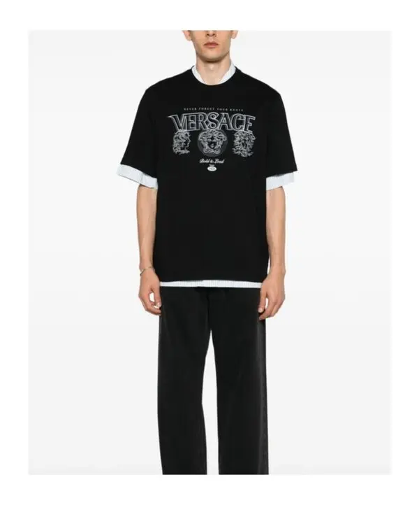 Versace Logo-print Cotton T-shirt