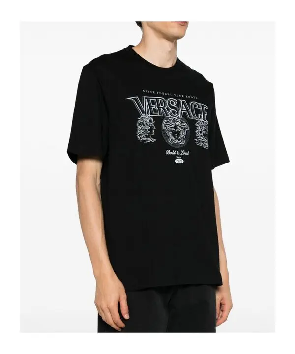Versace Logo-print Cotton T-shirt