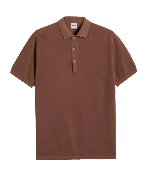 Aspesi Button-down Polo Shirt - Red