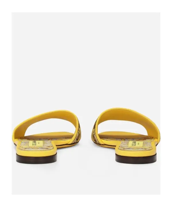 Dolce & Gabbana Logo Detailed Slip-on Slides
