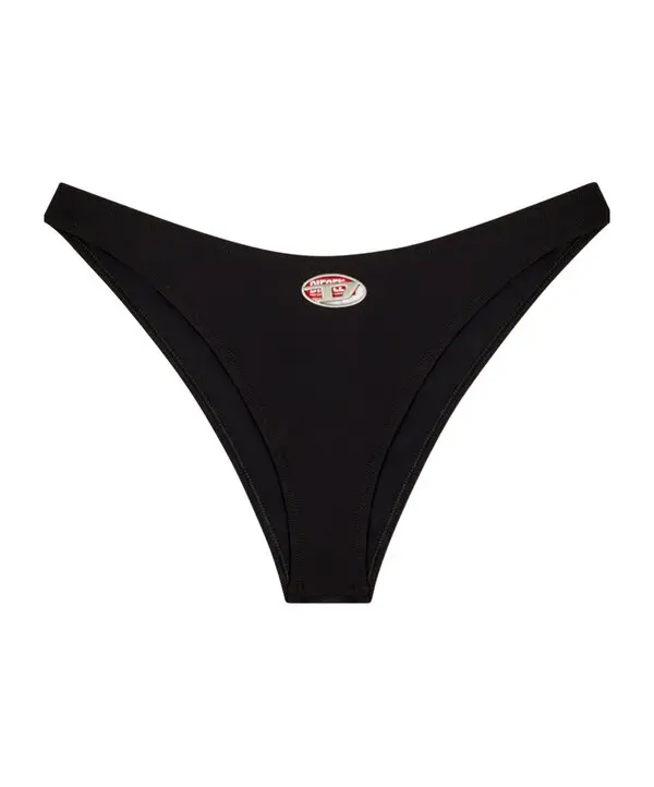 DIESEL® Cut-out Logo Bikini Bottoms - Black