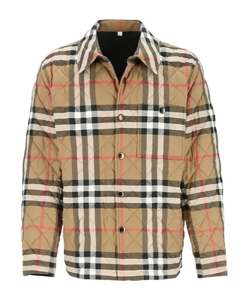 Burberry Single-breasted Checked Cotton Coat - Brown